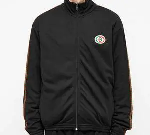 Gucci Mesh Oversize Jacket With Patch /multicolor