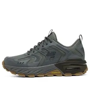 Sketchers Max Protect Athletic Sneakers - Grey/tan