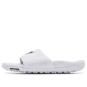 Under Armour Project Rock Slides - White
