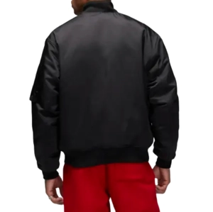 JORDAN Air Essentials Statement Varsity Bomber Jacket - Black/sail
