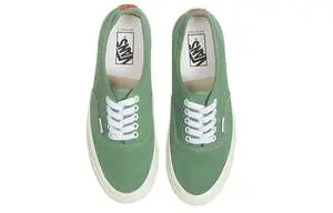 VANS Og Authentic Lx Loden Suede Low Top Sneakers - Green/orange/white