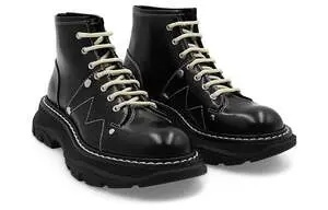 Alexander McQueen Tread Lace Up Boot