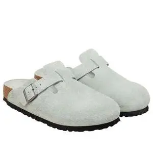 BIRKENSTOCK Boston Soft Footbed Clogs - Pure Sage