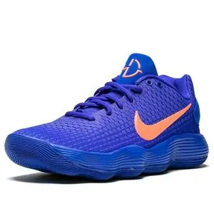 Nike Hyperdunk 2017 Low Top Athletic Sneakers - Racer Blue/orange
