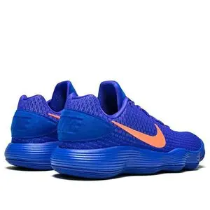 Nike Hyperdunk 2017 Low Top Athletic Sneakers - Racer Blue/orange