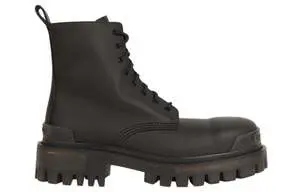 Balenciaga Strike 20mm High Top Boots - Brown