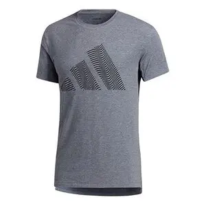 Adidas Three-bar Tee Logo Applique Short-sleeve Tee