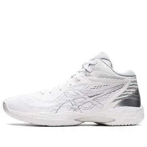 Asics High Top Basketball Sneakers - White/gray