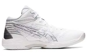 Asics High Top Basketball Sneakers - White/gray