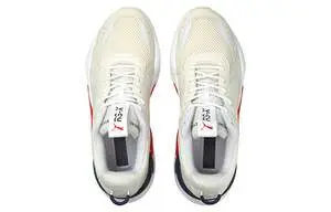 PUMA Rs-x "pop" Marshmallow Poppy Red Sneakers - White