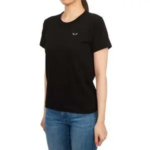 Play Comme Des Garcon Heart T-shirt - Black
