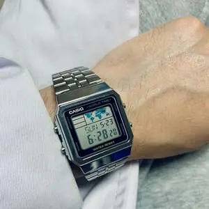 Casio Stainless Steel Digital Watch