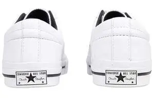 CONVERSE One Star Perforated Leather Low Top Sneakers - White/black
