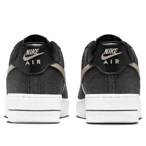 Nike Force 1 '07 Se 'denim Black Net' Low Top Sneakers - Denim/black Net