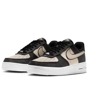 Nike Force 1 '07 Se 'denim Black Net' Low Top Sneakers - Denim/black Net