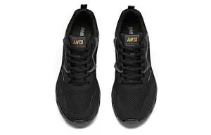 ANTA Black Gold Grey" Running Sneakers