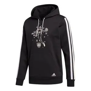 Adidas Basketball Graphic Hoodie - Black