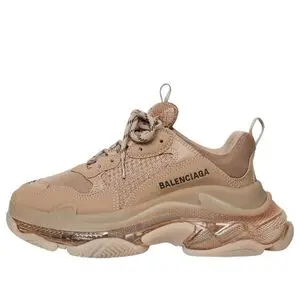 Balenciaga Triple S Sneakers With Clear Sole - Brown