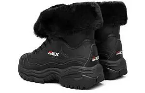 Sketchers Energy Lace-up Fur Trimmed Athletic Boots