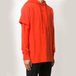 Off-White Arrow Logo Layered Hoodie