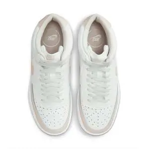 Nike Court Vision Mid Sneakers - White/tan