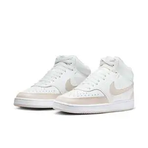 Nike Court Vision Mid Sneakers - White/tan