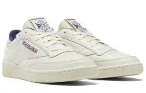 REEBOK Club C 85 Vintage Low Top Sneakers - Cream/blue