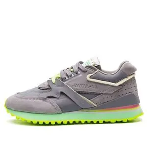 LI-NING 001 Splicing Lightweight Athleisure Sneakers - Gray/green