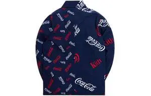 Kith X Coca-cola X Mitchell & Ness Coaches Jacket - Navy