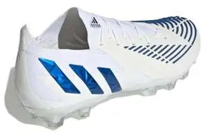 Adidas Predator Edge.1 L Ag Cleats - White/blue