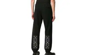 Off-White Arrow Printing Sports Long Pants - Black