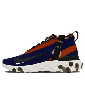 Nike React Runner Mid Wr Ispa - Blue Void/black-team Orange-phantom