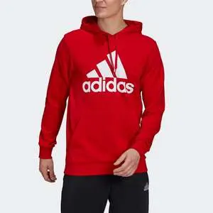 Adidas Pullover With Drawstring And Logo Print