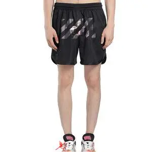 Off-White Caravaggio Arrow Mesh Track Shorts - Black