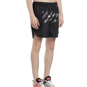 Off-White Caravaggio Arrow Mesh Track Shorts - Black