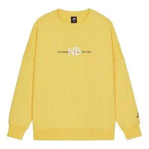 NEW BALANCE Logo Knit Pullover - Yellow
