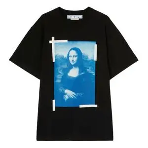 Off-White Monalisa Over Short-sleeve Tee - Black
