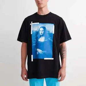 Off-White Monalisa Over Short-sleeve Tee - Black