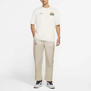 JORDAN X Off-white Woven Pants Asia Sizing 'fossil