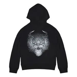 Adidas Y-3 Back Large Animal Pattern Casual Hoodie