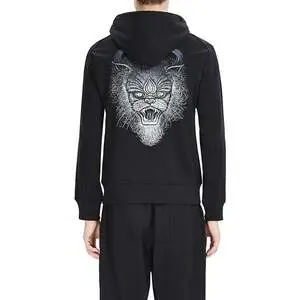 Adidas Y-3 Back Large Animal Pattern Casual Hoodie