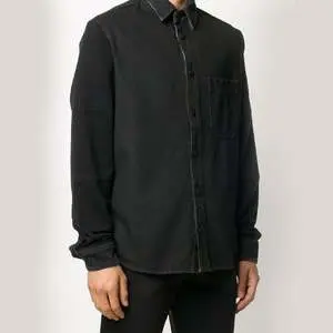Off-White Arrows Arrow Pattern Denim Shirt Ordinary Version