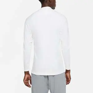 Nike Pro High Collar Training Long Sleeve Top - White