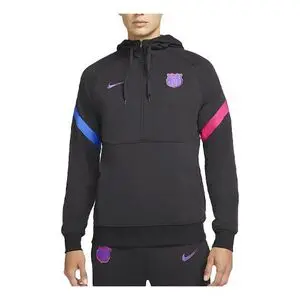Nike Fc Barcelona Contrasting Colors Hoodie - Multi-color