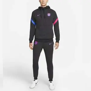 Nike Fc Barcelona Contrasting Colors Hoodie