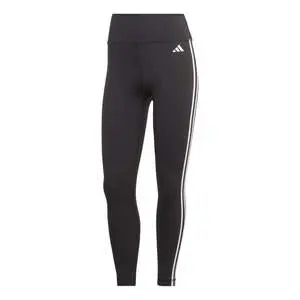 Adidas Train Essentials 3-stripes High-waisted 7/8 Leggings - Black