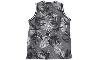 JORDAN Basketball Vest With Leaf Print - Grey
