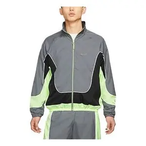Nike Throwback Colorblock Woven Sports Basketball Stand Collar Jacket - Default Colorway