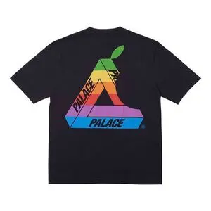 PALACE Jobsworth" T-shirt With Apple Graphic - Black