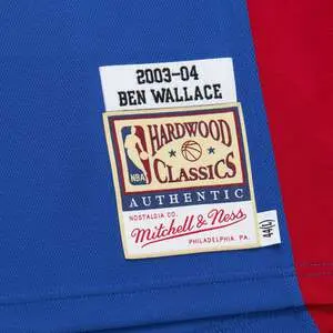 Mitchell & Ness X Nba Detroit Pistons 2004 Ben Wallace Jersey